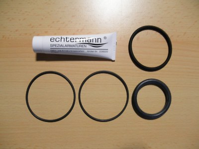 ECHTERMANN Wartungsset 2" 672480-21 f. Kolben-Entleerhähne 672480/82 | eBay.de