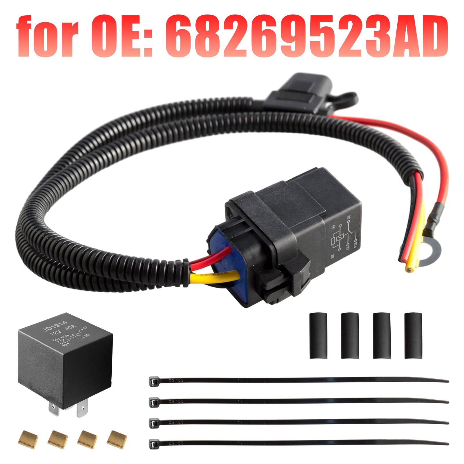 Fuel Pump Relay Wiring Kit For 2011-13 Jeep Dodge Chrysler Ram 1500 ...