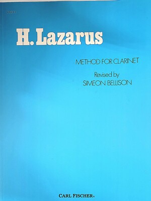 Lazarus Method for Clarinet, PART 1 | eBay