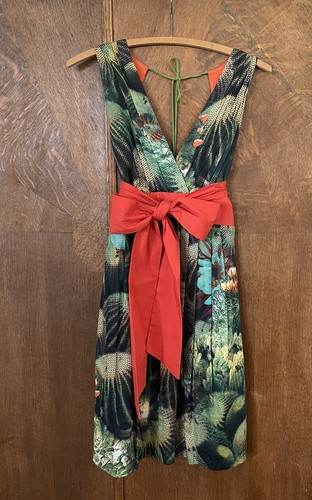 Anthropologie Eva Franco Oroya Cactus Dress HTF Dress Lined 6 Small ...