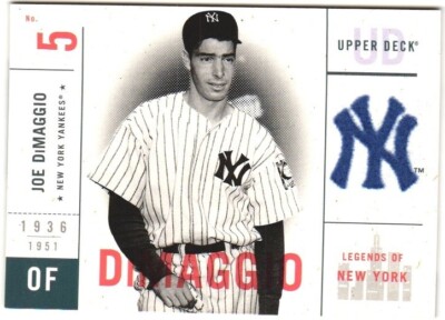 Joe DiMaggio Yankee Legent 2001 Upper Deck MLB Card #107 | eBay
