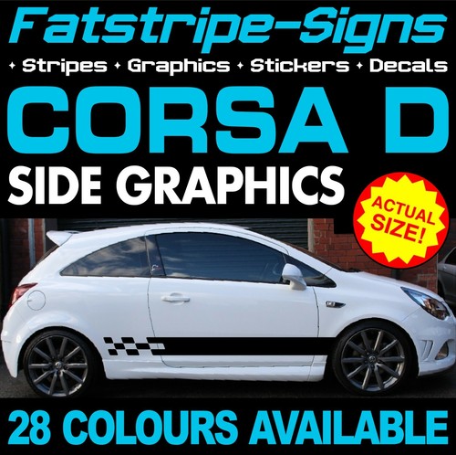 to fit VAUXHALL CORSA D GRAPHICS STICKERS STRIPES DECALS OPEL VXR SXI ...
