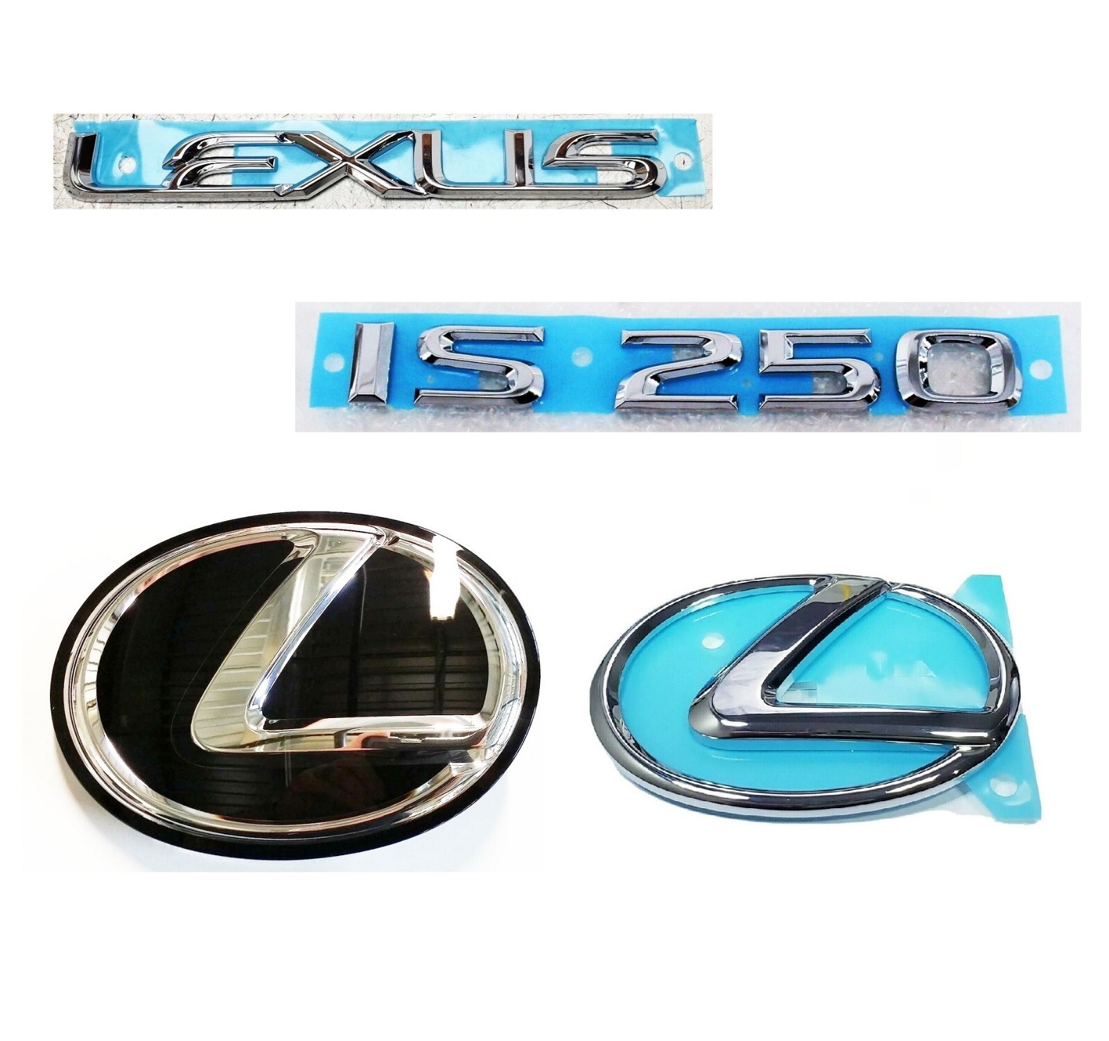 Genuine Lexus IS250 GSE30 Front, Rear, IS250, LEXUS Emblems Set of 4 | eBay