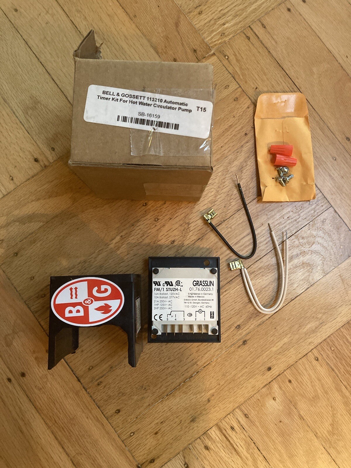 Bell & Gossett 113210 Automatic Timer Kit for Hot Water Circulator Pump ...