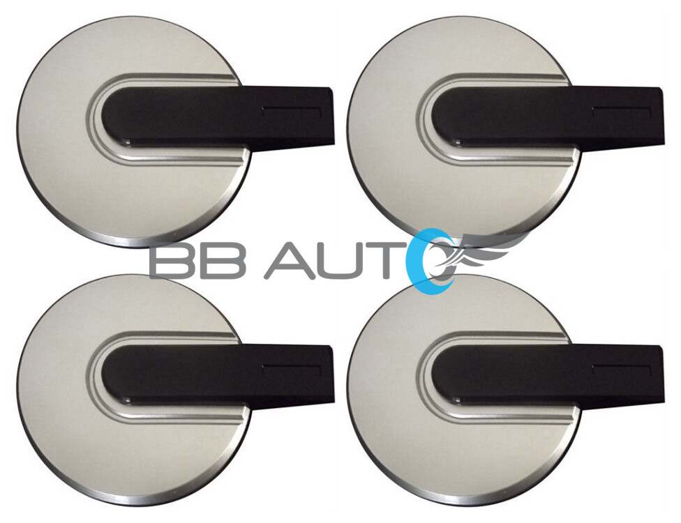 NEW 2006-2010 HUMMER H3 16" Wheel Hub Center Caps SET SILVER BLACK Bar ...