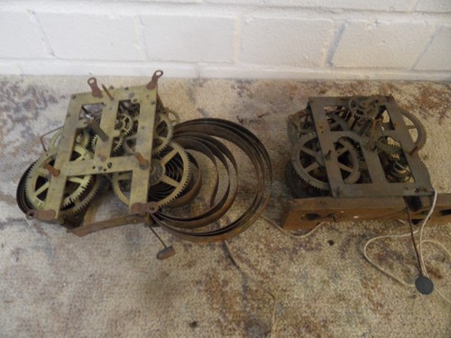 2 x Antique American Wall Clock Movements by E N Welch Clock Company | eBay