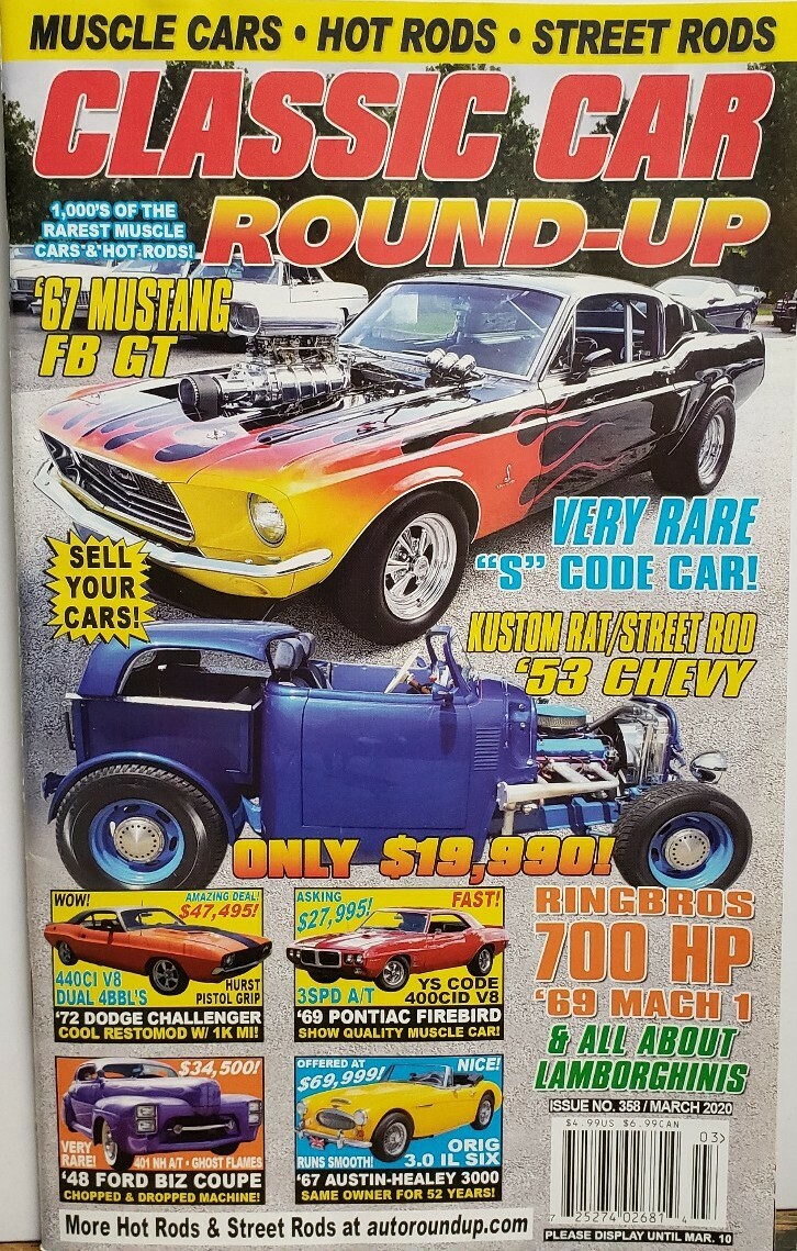 Classic Car Round Up March 2020 #358 Muscle Cars Hot Rods FREE SHIPPING ...
