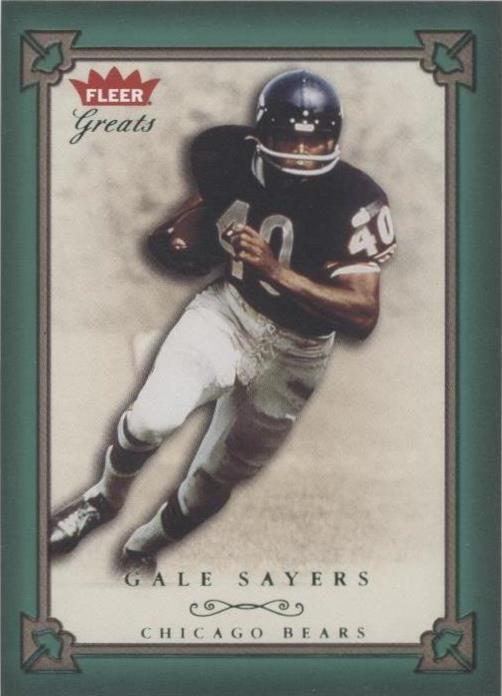 2004 Fleer Greats - Gale Sayers #36 Green/Red /500 for sale online | eBay