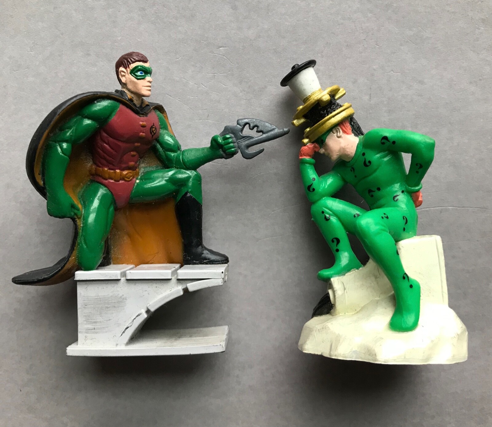 DC Comics "Robin With Spear & Joker Thinking 3" Figures - Applause PVC ...