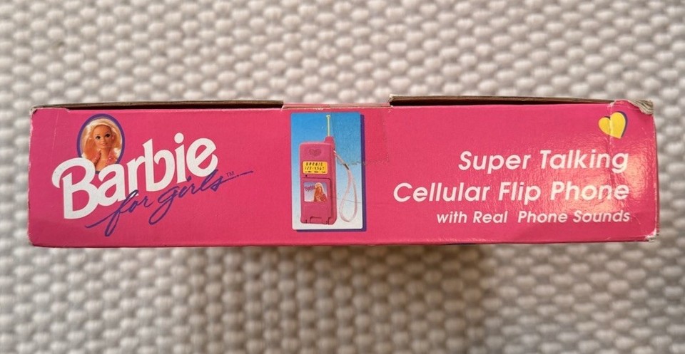 NIB Barbie Super Talking Cellular Flip Phone 1995 | eBay