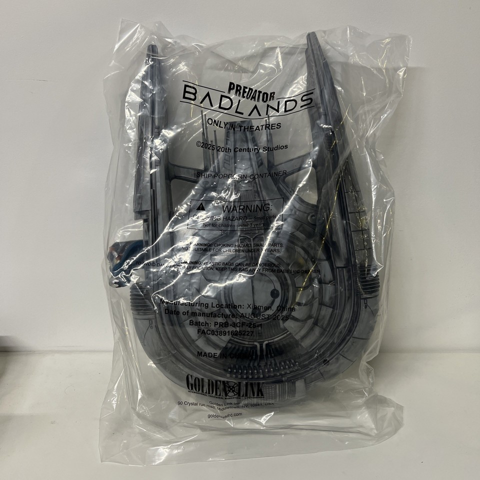 Predator Badlands Popcorn Bucket Ships Now Regal Cinemark Theaters ...