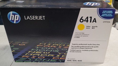 HP 641A Yellow Original Toner Cartridge - C9722A | eBay