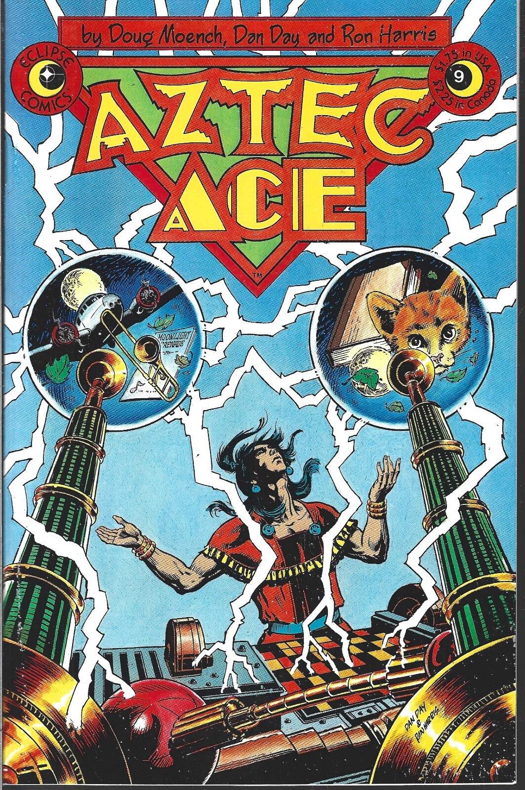 AZTEC ACE #9 (NM) HIGH GRADE COPPER AGE ECLIPSE COMICS, $3.95 FLAT ...