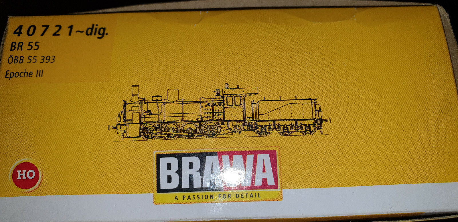 Brawa 40721 Dampflok mit Schlepptender G7.1 BR55 ÖBB AC | eBay