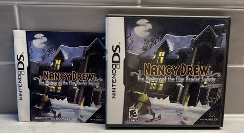 Nancy Drew The Mystery of the Clue Bender Society (Nintendo DS, 2006)w ...