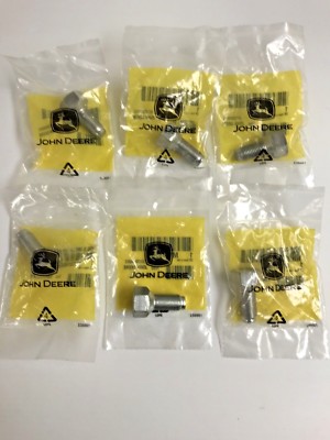 M131856 John Deere OEM Wheel Hub Bolts - Set of 6 | eBay