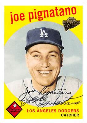 Joe Pignatano autographed baseball card 2005 Topps All Time Fan ...