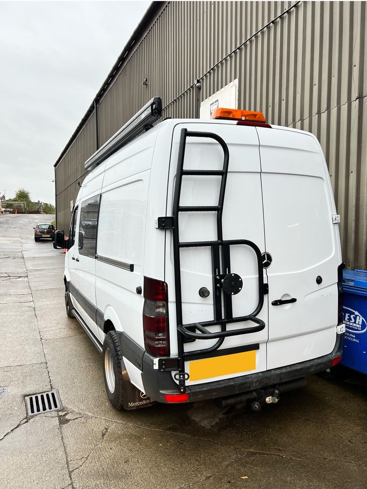 VW Crafter / Mercedes Sprinter/ MAN TGE Wheel Carrier Ladder Combo ...