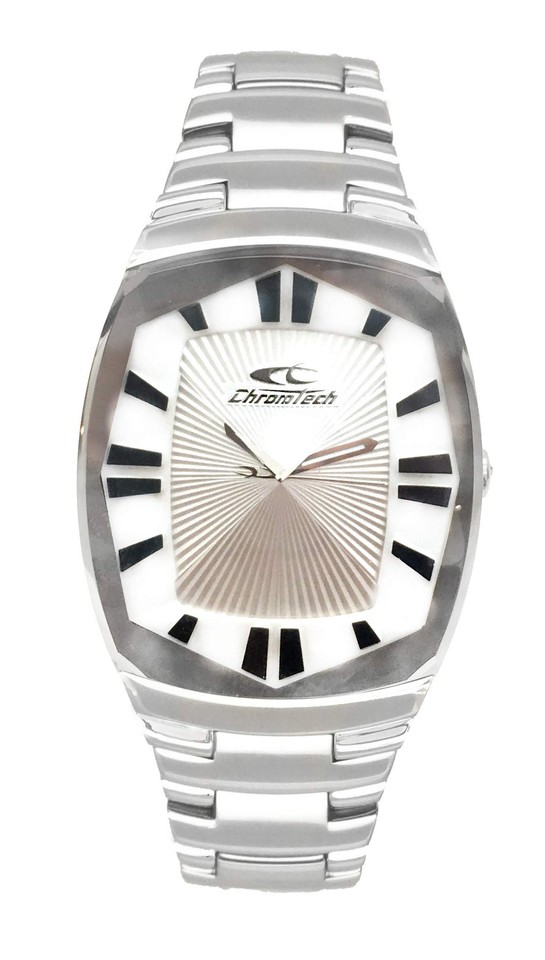 Chronotech Womens Analogue Quartz Watch with Stainless Steel Strap ...