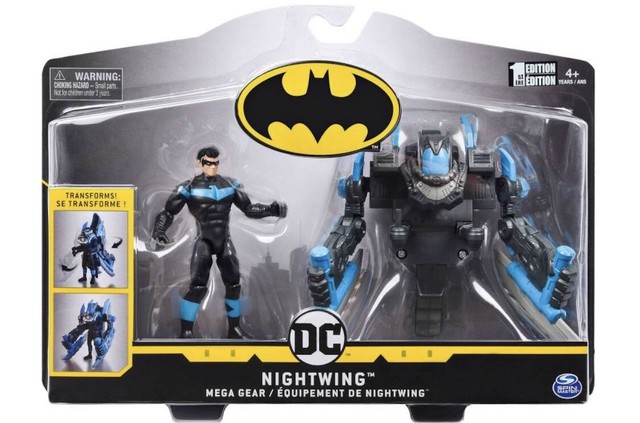Spin Master Batman - Nightwing Mega Gear Deluxe 4" Action Figure ...