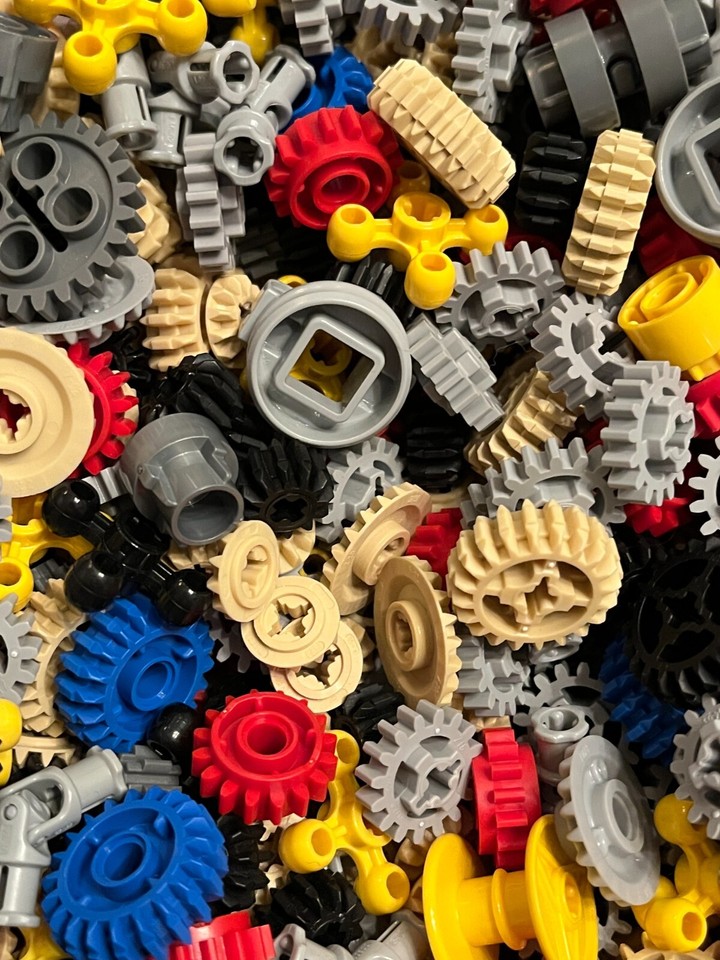 NEW 50 PIECES LEGO Technic Mindstorms EV3 Random Bulk Parts Lot Gears ...