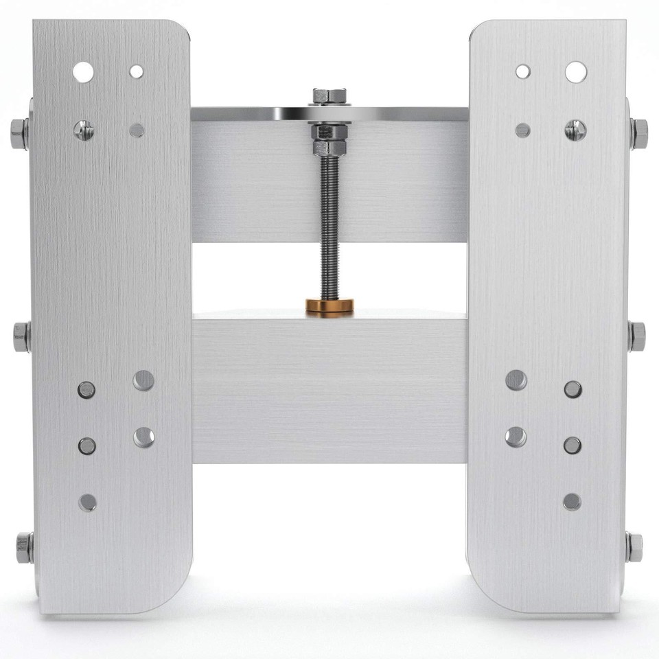 8'' Outboard Boat Manual Jack Plate Power-Lift Aluminum Adjustable # ...