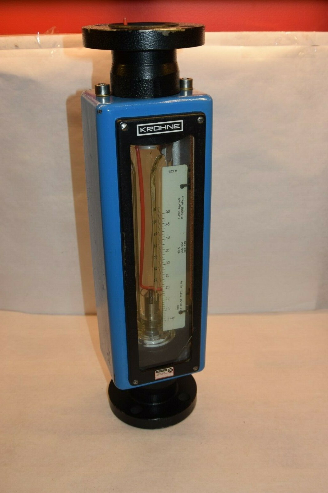 NEW KROHNE SCFM 1-3/4" PORT BLOCK STYLE INLINE FLOWMETER | eBay