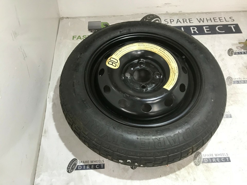 2016 - 2025 FIAT 500 / 595 ABARTH 16" SPARE SPACE SAVER WHEEL + JACK ...