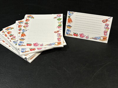 60pcs Recipe Cards 5x6 Inch Single Sided Blank Recipe Cardstock Center ...