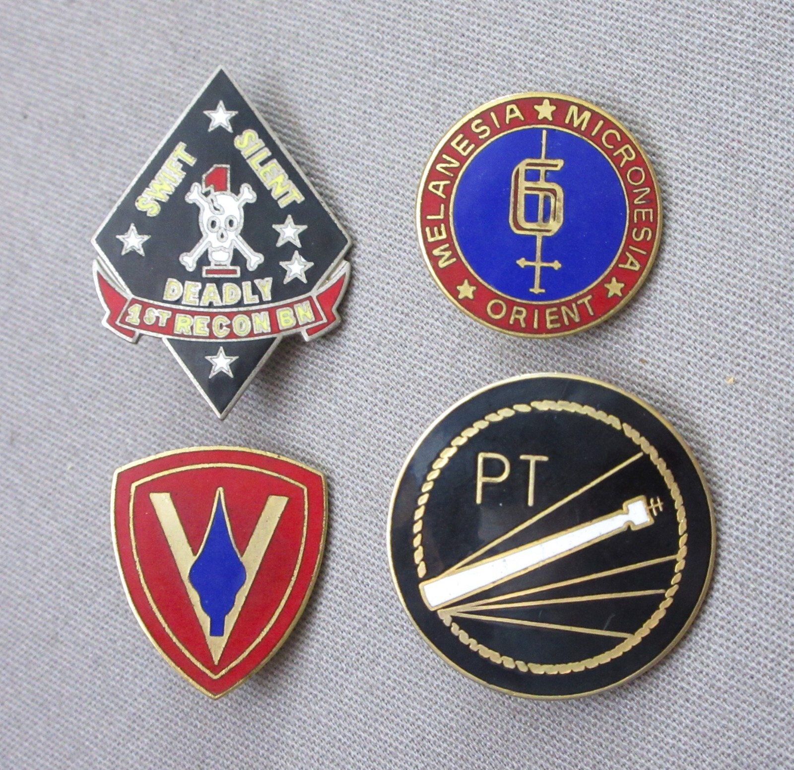 USMC Marine Corps & Navy Distinctive Insignia DI DUI Lot (4 qty) | eBay