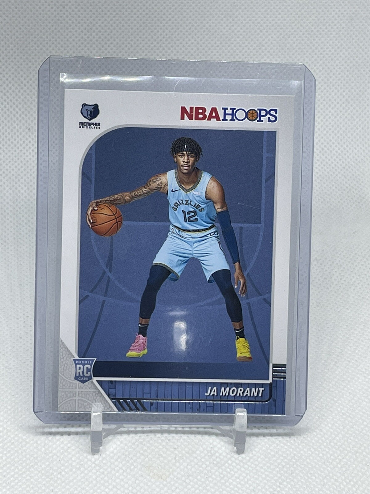 2019-20 Panini NBA Hoops JA MORANT Rookie Card #259 Memphis Grizzlies ...
