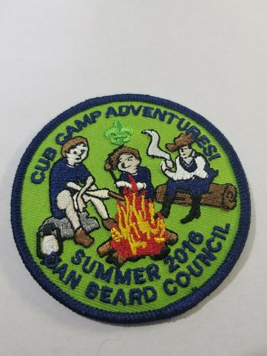 BSA Boy Cub Scout Patch Cub Scout Adventure Summer 2016 Dan Beard ...