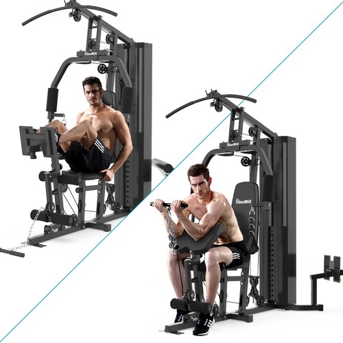 Full Body Home Gym System Exercise Equipment Weight Workout Station ...