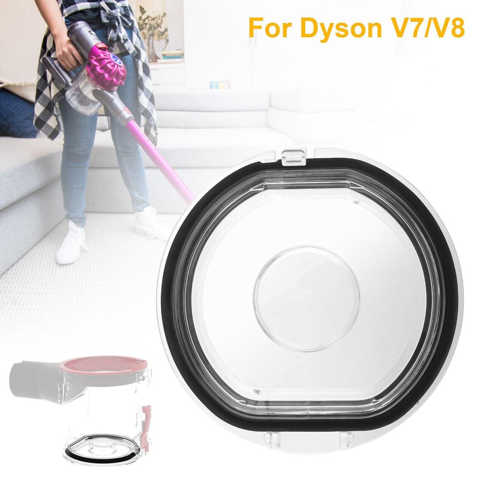 Dustbin Lid Cap For Dyson V7/V8 Vacuum Cleaner Cover With Sealing Ring ...