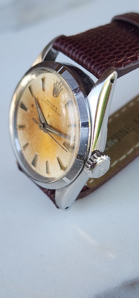 Vintage Rolex Oyster Perpetual Automatic Ref 6549 Men's 30mm Patina ...