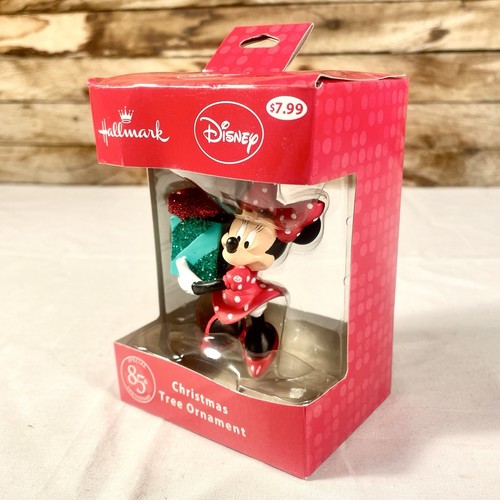 Hallmark Disney 85th Anniversary Minnie Mouse Present Christmas Tree ...