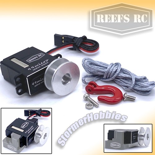 Reefs RC REEFS83 Micro Servo Winch W/ Micro Spool Kit Line and Recovery ...