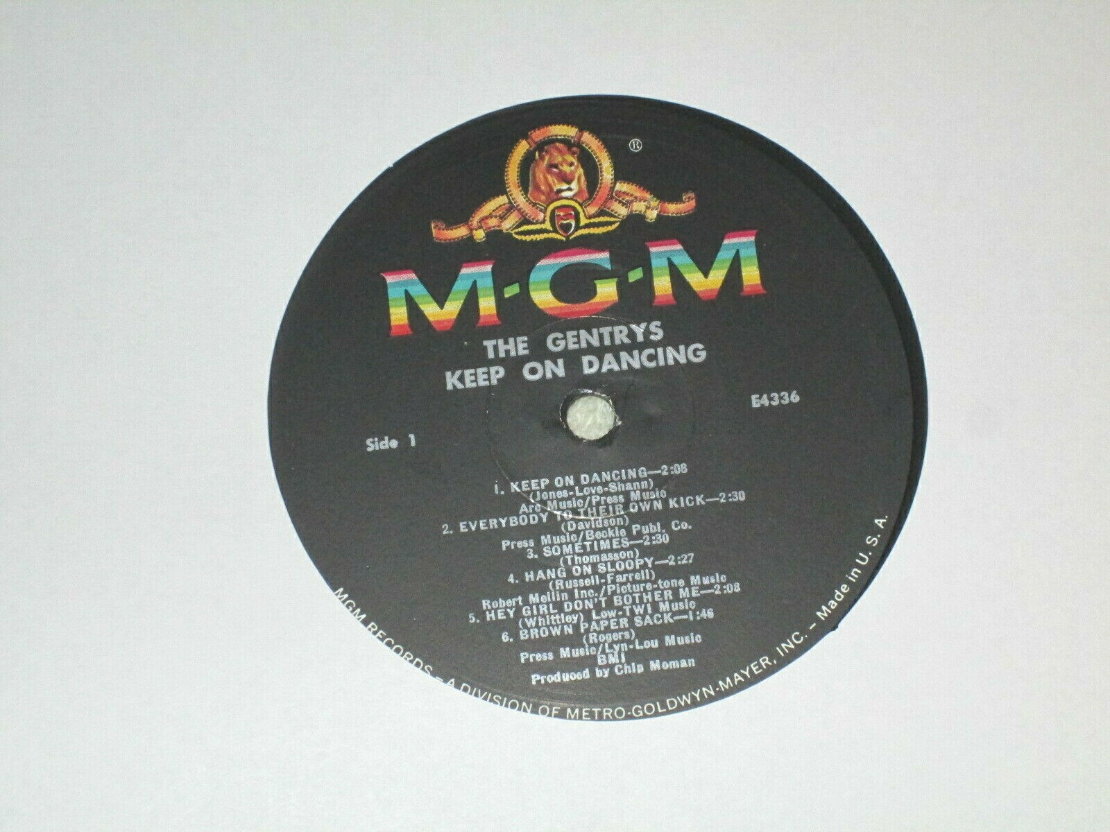 THE GENTRYS KEEP ON DANCING ORIGINAL 1965 MONO POP-ROCK SHRINK! W/PRICE ...