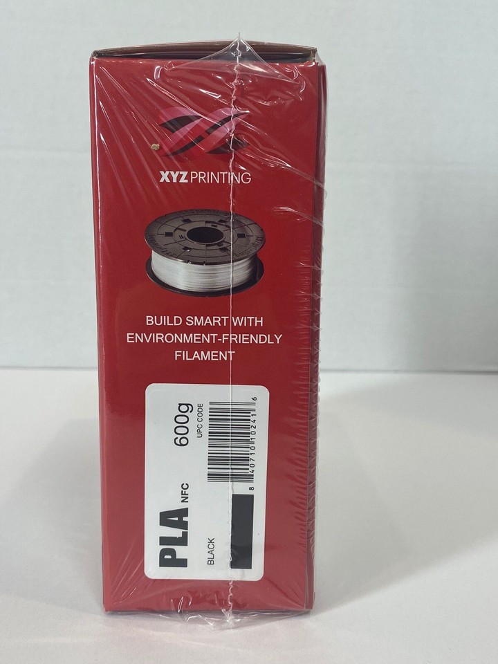 XYZ Printing PLA Jr. 600g Black Filament 1.75mm For XYZprinting Series ...