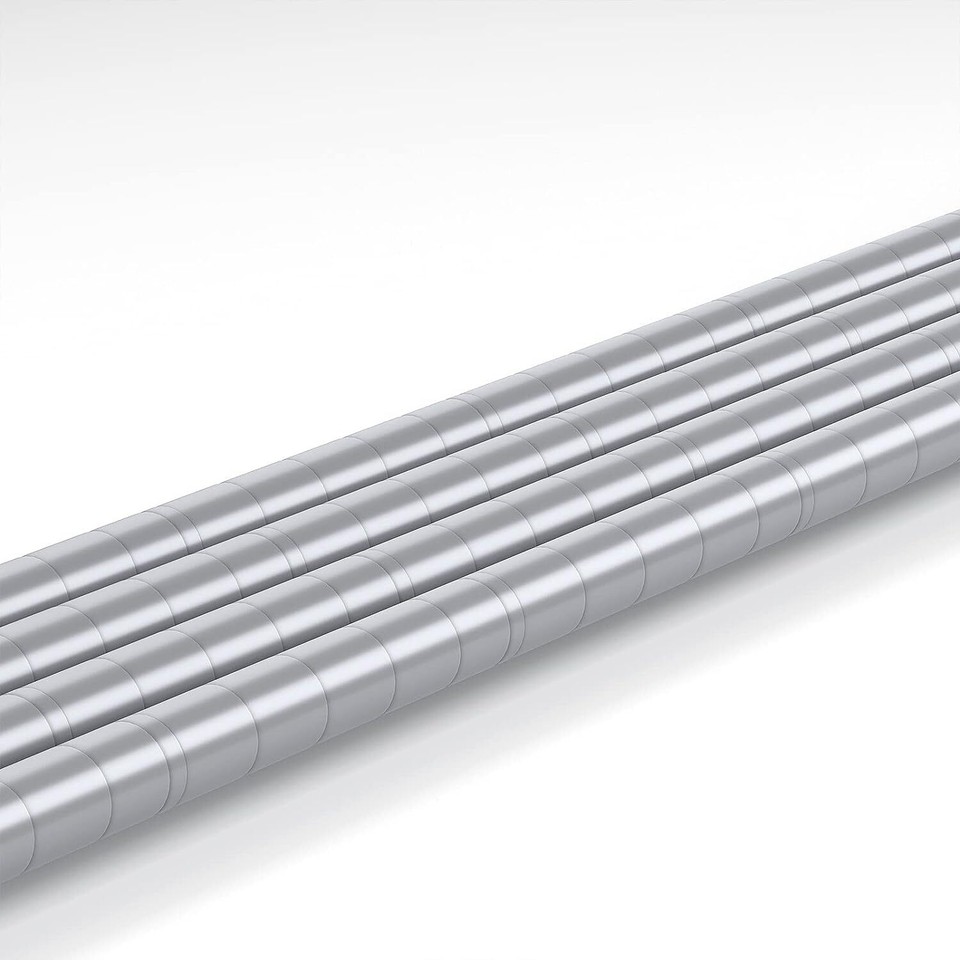 4 Tier Wire Shelving Rack Shelf Adjustable Unit Garage Kitchen Storage ...