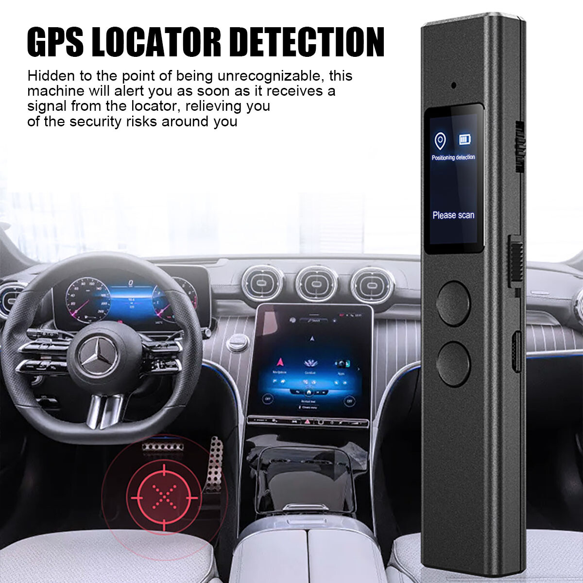 Mini Camera Detector Anti Spy Bug GPS Tracker Finder Scanner Hotel RF ...