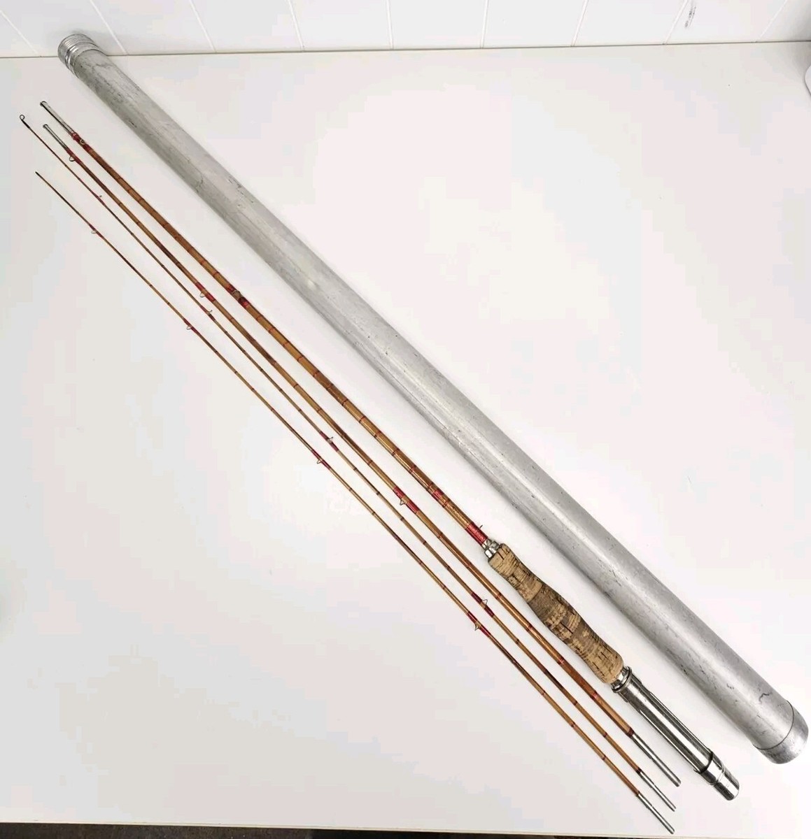 Montague Fly Rod Identification VINTAGE MONTAGUE FLIPLINE 9' BAMBOO