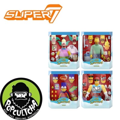 The Simpsons - Wave 2 Ultimates! 7” Scale Action Figure Assortment (Set ...