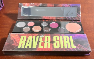Mac Cosmetic Eyeshadow Palette Raver Girl Eye Shadow 8 Shadow ...