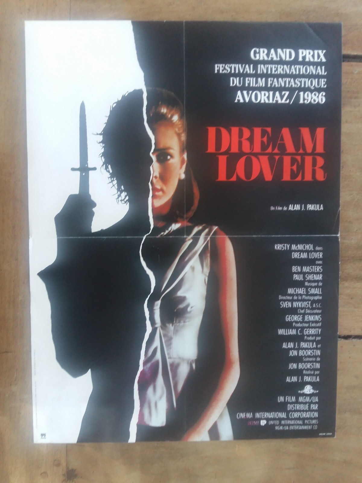 DREAM LOVER Alan J. PAKULA Fantastic Film AVORIAZ 1986 40X60 Cm | eBay