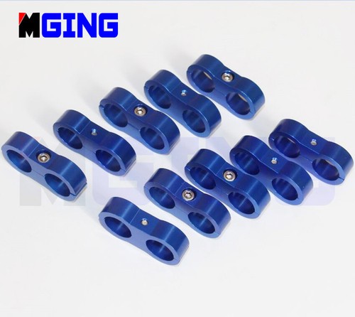 AN8 8AN 8 16.3MM Wire Hose Separator Clamp Cable Fastener Divider Clip ...