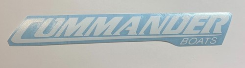 Commander Boats Logo - Die Cut Vinyl Decal High Quality Outdoor Sticker ...
