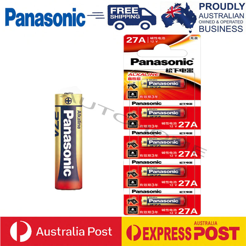 Genuine Panasonic A27/27A MN27 V27A Battery/Batteries Garage Remote ...