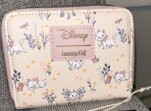 Loungefly Disney The Aristocats Marie & Flowers Zip Wallet NWT New Easy ...