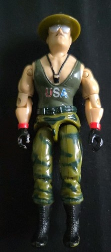Vintage 1986 GI Joe Sgt. Slaughter USA "Mail-Away" V1 and V2 Mashup ...